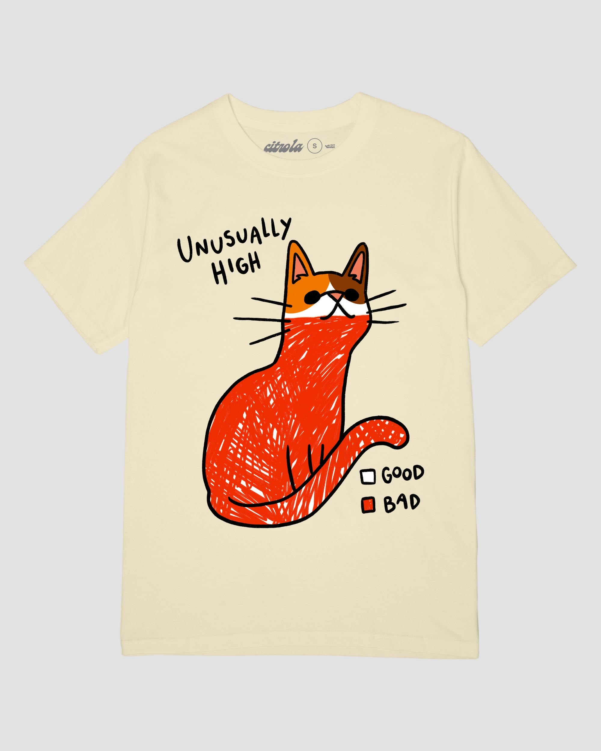 BADNESS LEVEL UNISEX TEE – Citrola