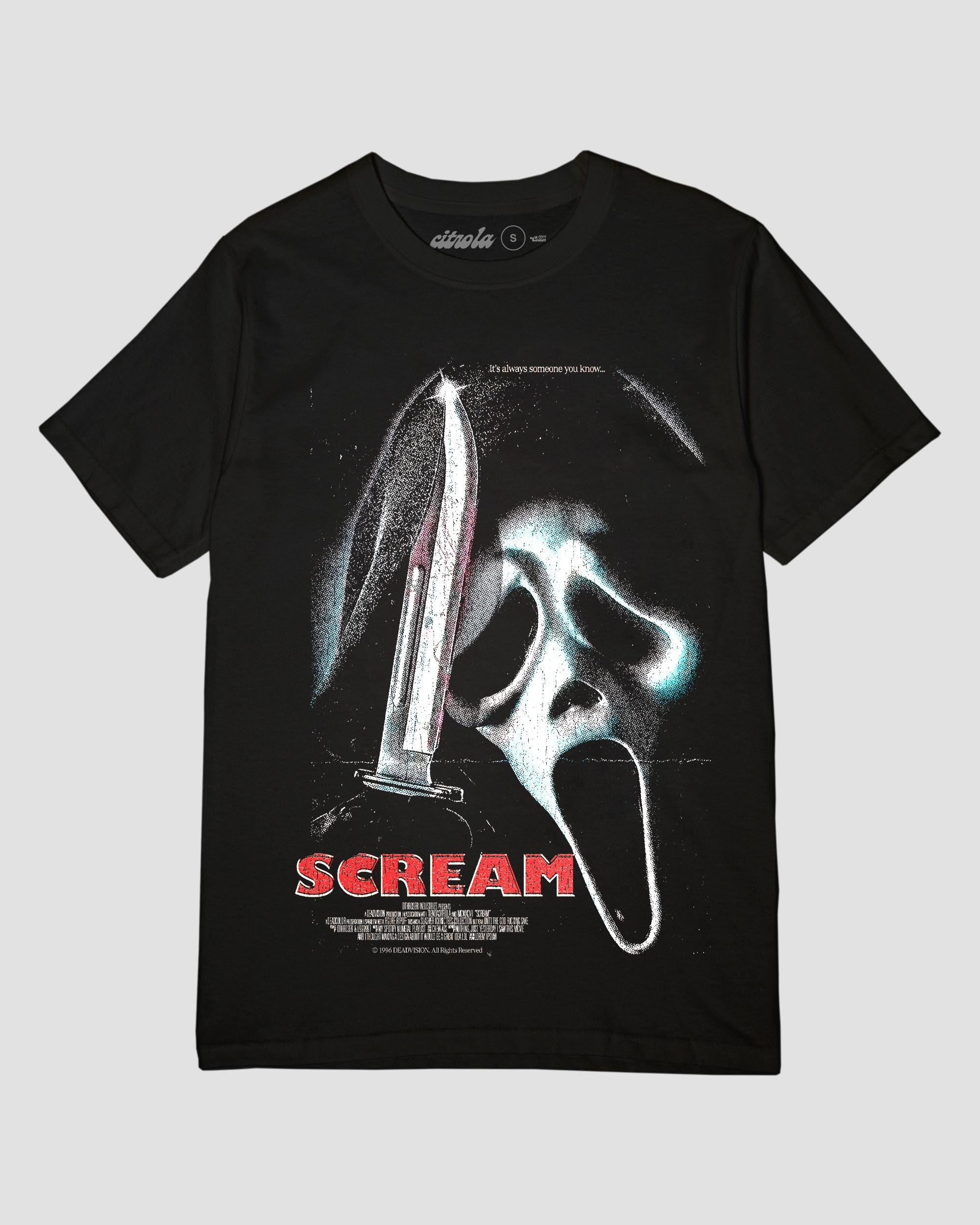 SCREAM UNISEX TEE – Citrola